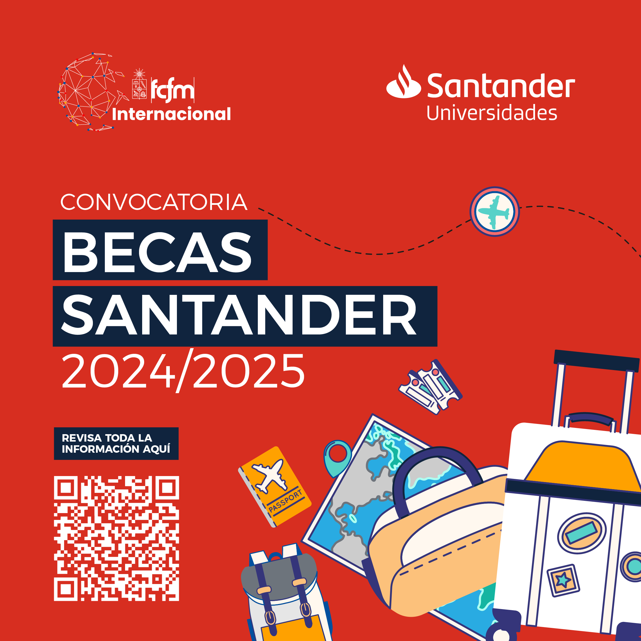 Convocatoria Becas Santander 2024-2025 - Facultad de Ciencias Físicas y Matemáticas ...